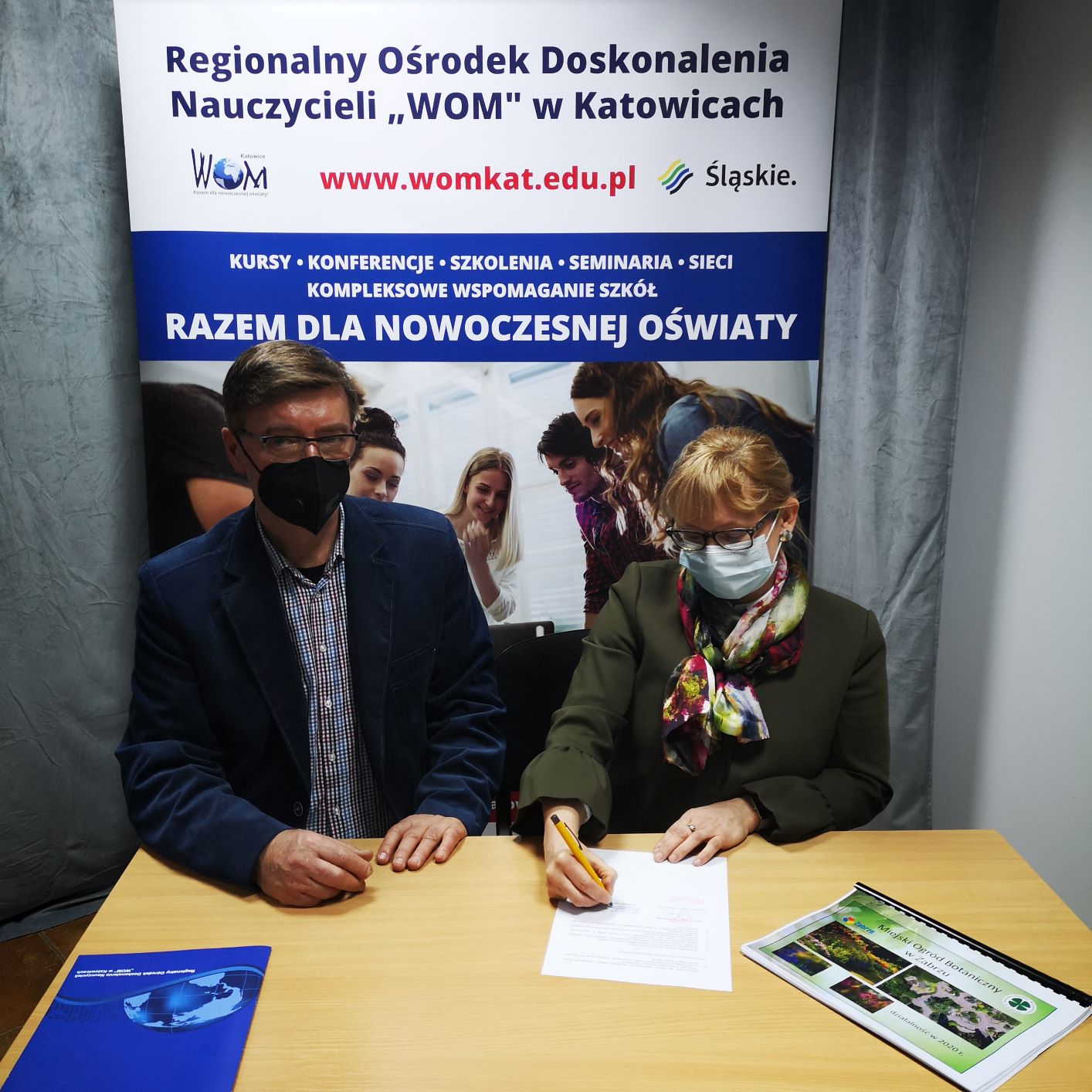 WSPÓŁPRACA Z „WOM” W KATOWICACH – Miejski Ogród Botaniczny w Zabrzu